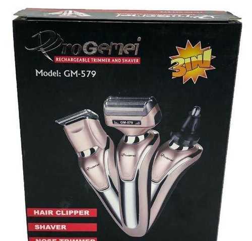 Бритва-триммер gemei GM-579