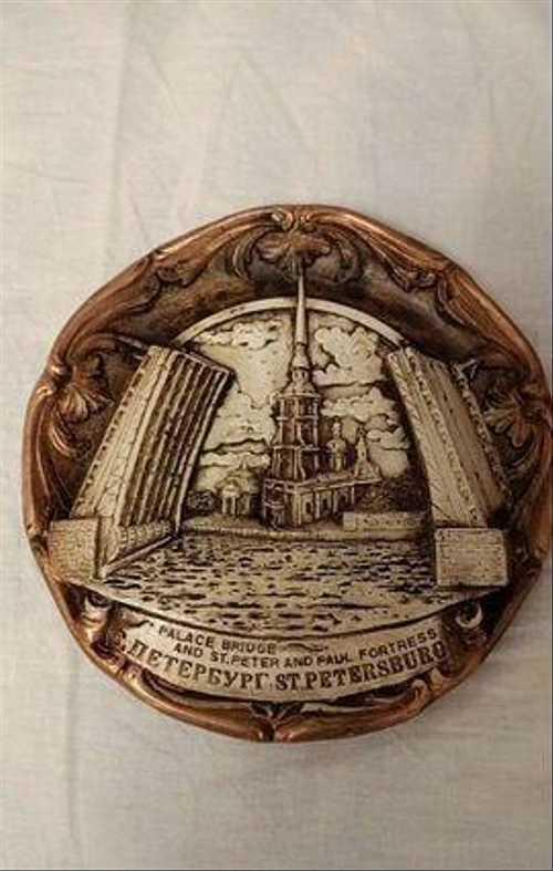 Тарелка настенная Санкт Петербург