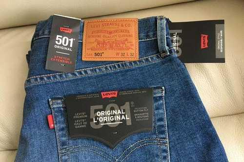 Новые джинсы Levi's Premium 501 Made in Poland