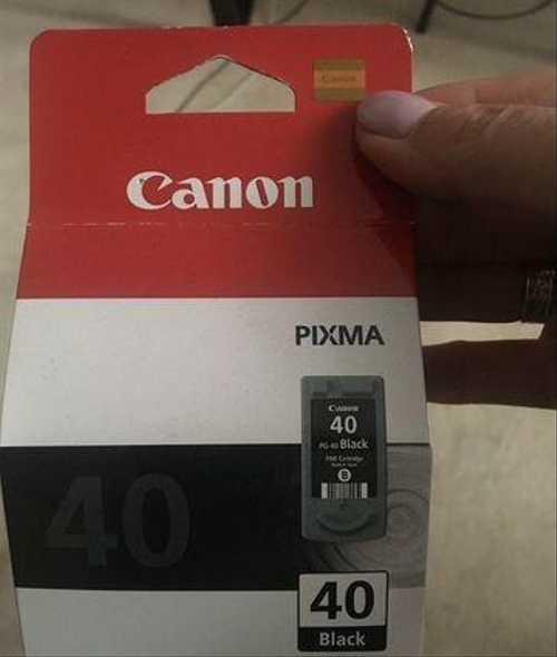 Картридж Canon pg-40 новый