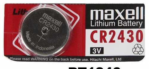 Maxell CR2430 Литиевая батарейка /элемент питания