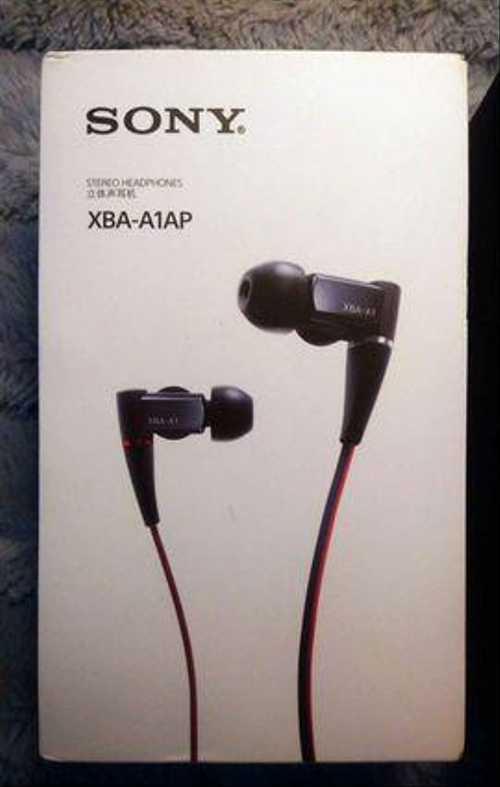 Наушники Sony XBA-A1AP