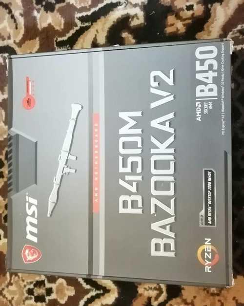 Комплект MSI B450M bazooka V2 и Ryzen 5 2600 AM4