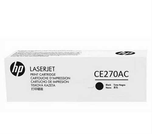 HP CE270AC тонер-картридж черный (дефект коробки)
