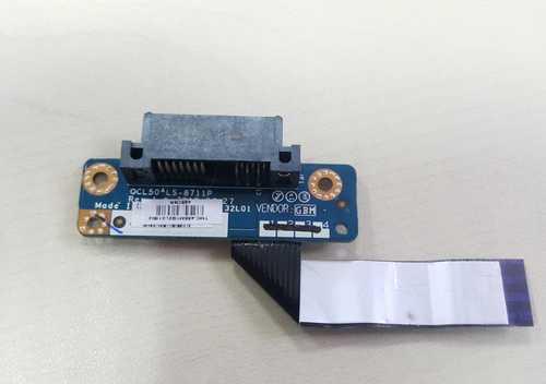 SATA коннектор ODD HP Pavilion m6-1000 / QCL50