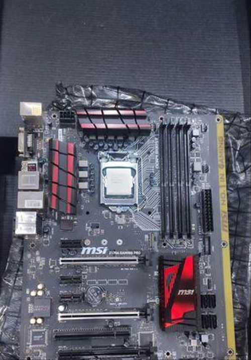 Комплект i7 6700k + MSI z170a Gaming Pro