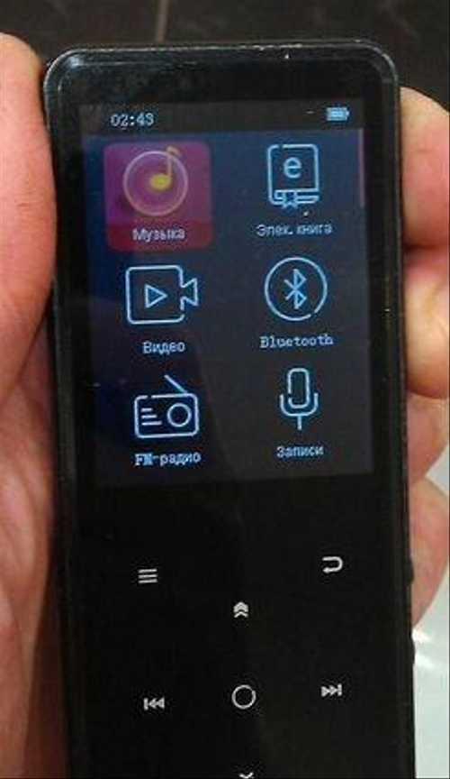 MP3 Плеер Benjie K11 Bluetooth 8Gb Черный