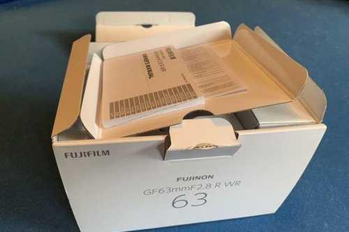 Объектив Fujinon GF 63mm F2.8 R WR новый