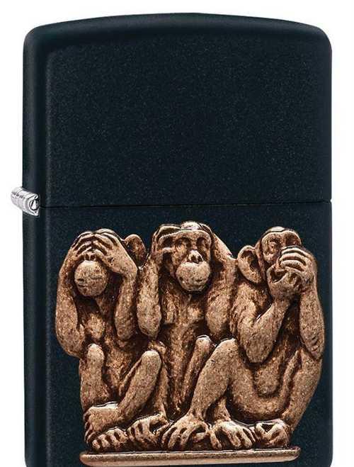 Зажигалка Classic zippo Monkeys