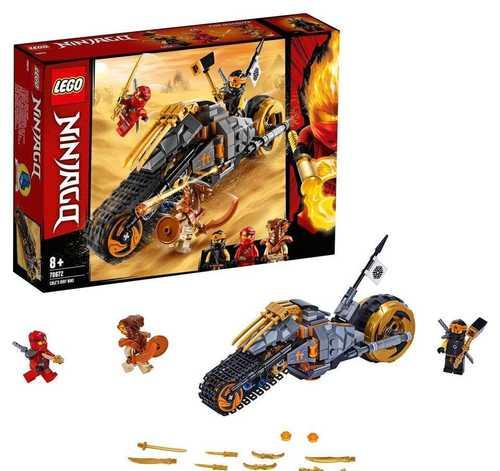 Lego Ninjago Раллийный мотоцикл Коула 70672