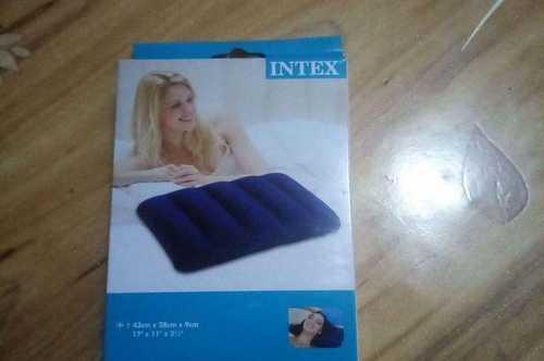 Надувная подушка Intex Downy Pillow