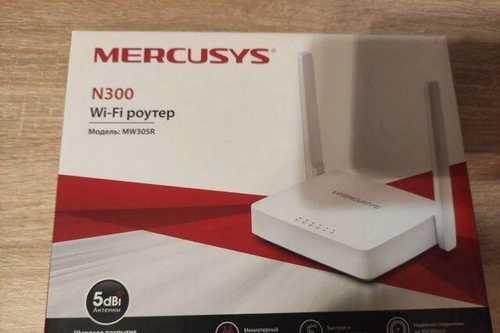 Wi-Fi роутер mercusys MW325R, N300