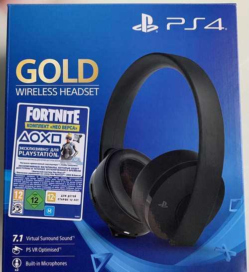 Беспроводные наушники ps4 playstation 4 gold wirel