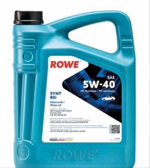 Rowe hightec synt RSI 5W40 4л