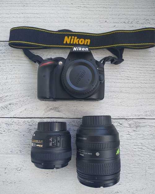 Фотоаппарат Nikon D3200 + портретник + ширик