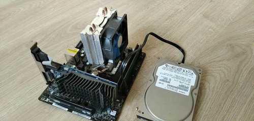 Asrock FM2A55M-VG3 + Athlon X2 340 + 2gb озу+GF210