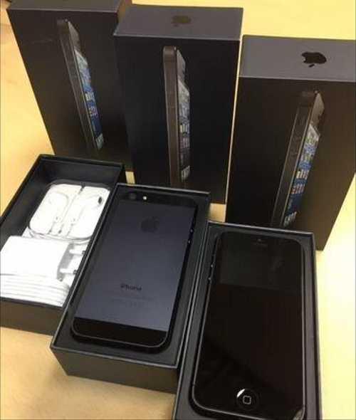 iPhone 5 (16GB) -Новые,белый и черный. Доставка