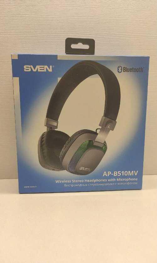 Bluetooth стереогарнитура sven AP-B510MV
