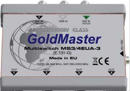 Мультисвитч goldmaster MS3/8EUA-3