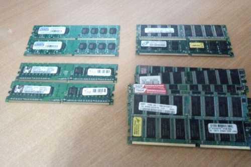 Оперативная память DDR, DDR2 256/512