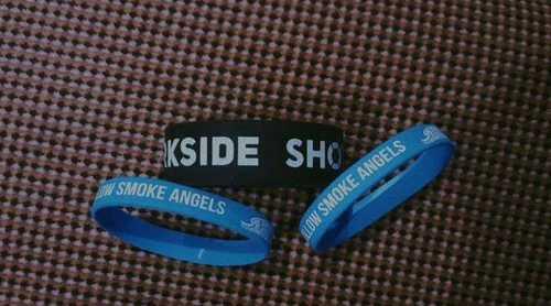 Резиновые браслеты Smoke angels и Darkside Shot