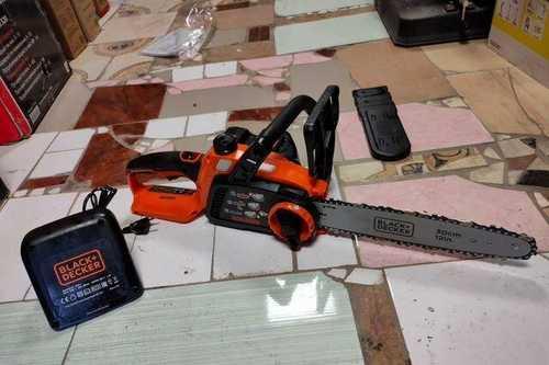 Аккумуляторная цепная пила Black+Decker GKC3630L20