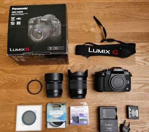 Panasonic Lumix G80M + 2 обьектива + 3 фильтра