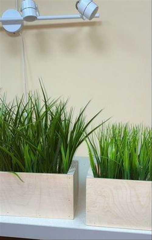 Трава искусственная осока декоративная для интерьера