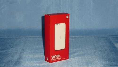 Новый Xiaomi Redmi PowerBank Fast Charge 20000 mAh