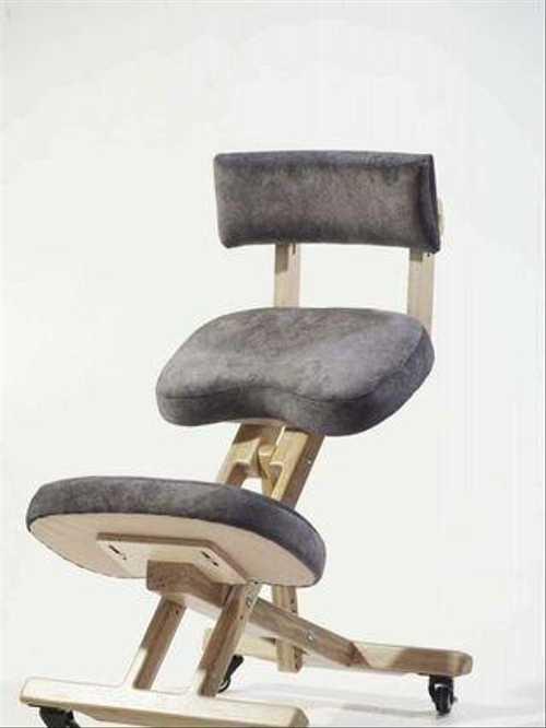 Коленный стул (ясень) с поясничным упором