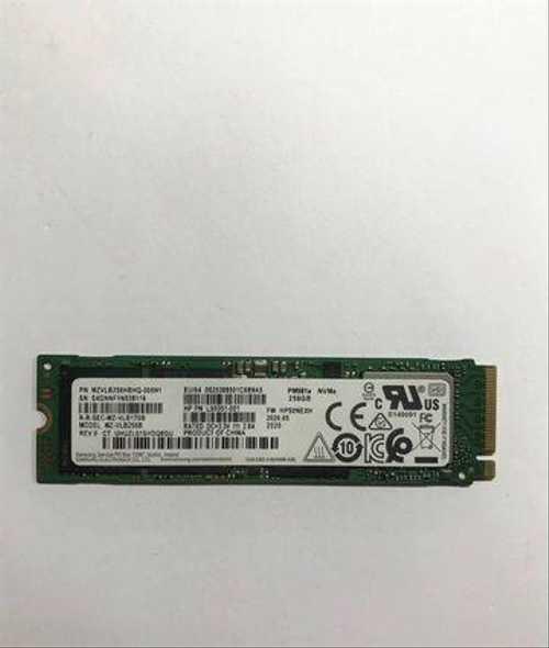 Накопитель SSD Samsung mzvlb256hbhq 256gb nvme