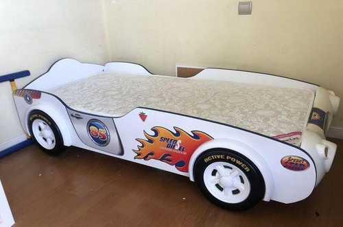 Кровать Cilek машина с матрасом