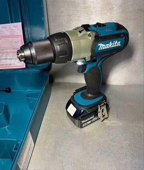 Дрель-шуруповерт Makita DHP451RFE 18V 2х3Ah