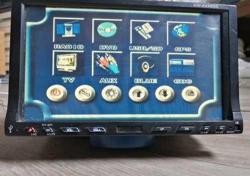 Авто магнитола 2din jvc kw-avx805