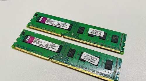 Оперативная память 8Gb (4Gbx2) DDR-III Kingston