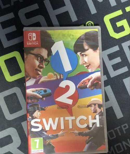 1 2 Switch Новый, нераспакованный картридж