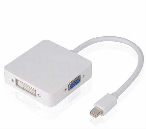 Переходник с Mini Displayport на DP hdmi VGA