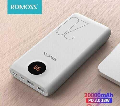 Портативное зарядное устройство Romoss SW20 Pro 20