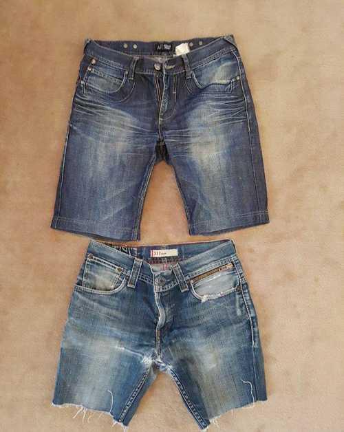 Шорты джинсовые Levi's Armani оригинал w30-32