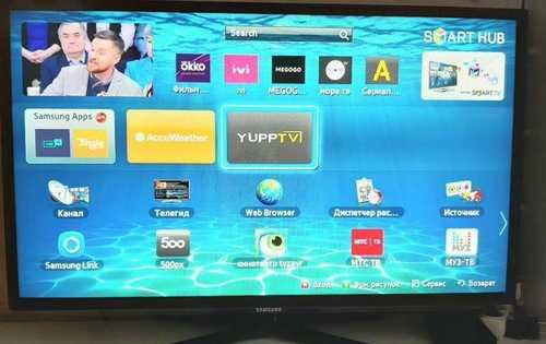 Телевизор SAMSUNG, Smart TV. Wi-Fi