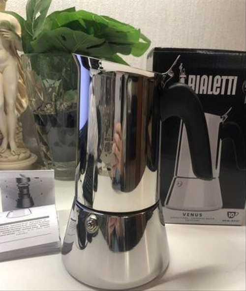 Гейзерная кофеварка bialetti venus 10 чашек