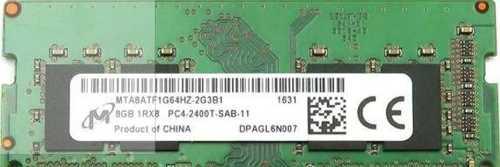 Оперативная память Micron 8 гб DDR4