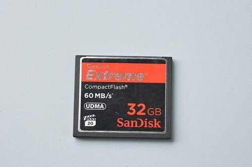 Карта памяти CF Sandisk Extreme 32gb