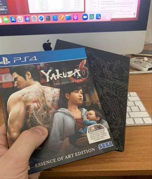 Yakuza 6 Essence of art edition ps4 с иллюстрациям