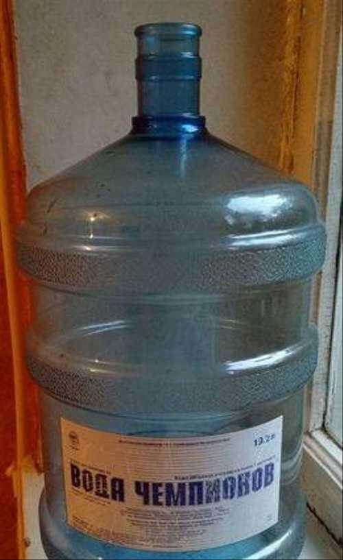 Бутыль пластиковая для воды, кулера 19 л