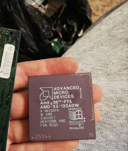 Процессор Socket 3 AMD Am5x86-P75 (AMD-X5-133ADW)