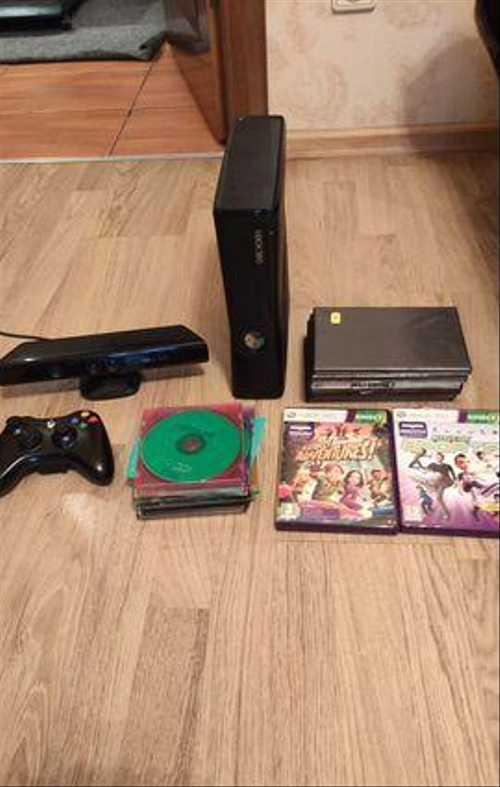 Xbox 360 slim + kinect (прошивка Freeboot) | Festima.Ru – частные ...