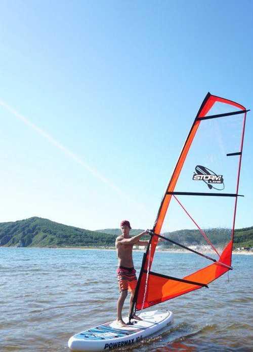 Надувная доска для виндсерфинга windsup (windsurf)