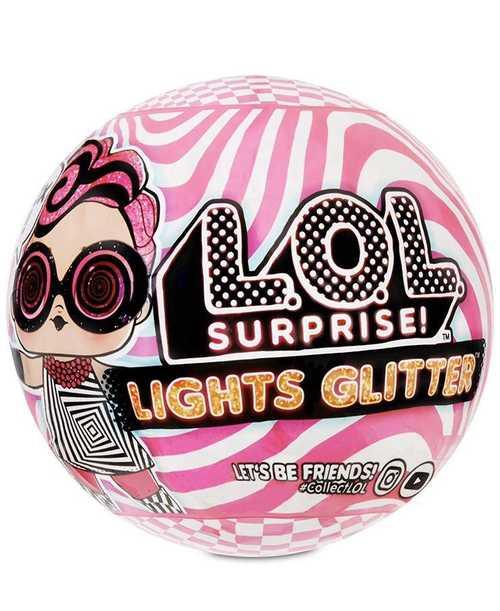 Новинка L.O.L. Surprise Lights Glitter, оригинал