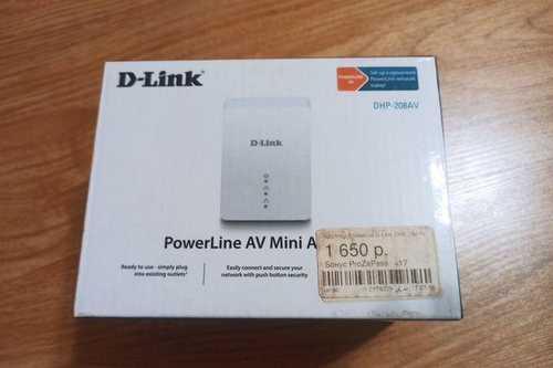 Адаптер Powerline D-Link DHP-208AV